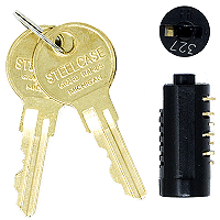 Steelcase FR342 Office Furniture Replacement Lock Core BLACK FINISH ...