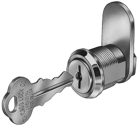 CompX Chicago Cam Locks 5/8" Double Bitted Cam Lock — QuickShipKeys.com