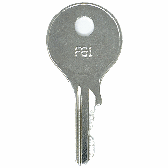 Hafele FG611 Office Furniture Replacement Key — QuickShipKeys.com