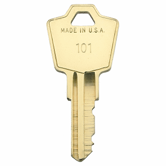HON 117 File Cabinet , Desk or Cubicle Replacement Key — QuickShipKeys.com